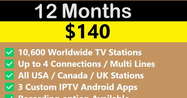 CC IPTV 12 Month