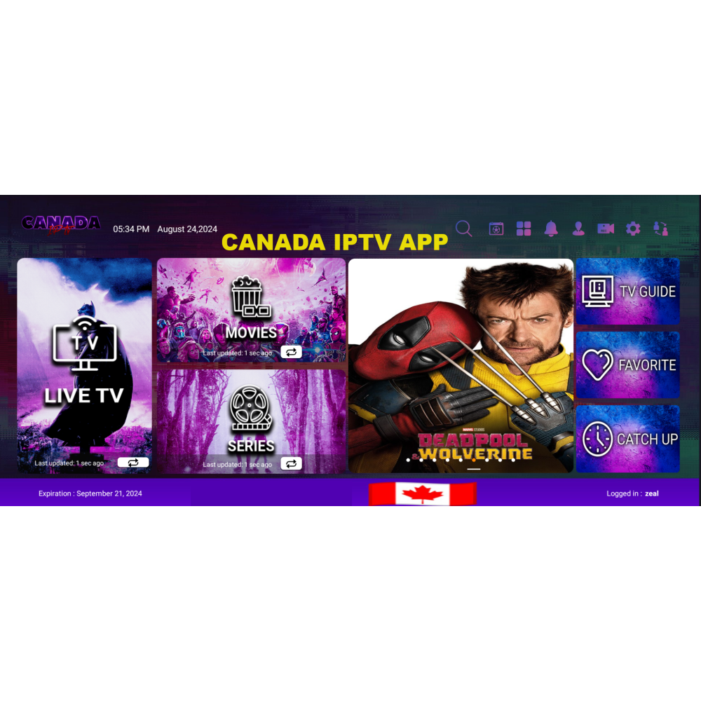 FAST CANADIAN IPTV PROVIDER