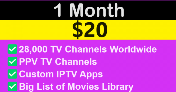 Zeal IPTV 1 Month